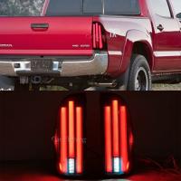 China LED Modified Tail Light Taillight Taillamp for Toyota Tacoma 2005-2015 Dynamic Turn Signal Light for sale