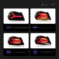 China LED Modified Tail Light Taillight for Toyota Subaru WRX 2015-2020 Dynamic Turn Signal Light for sale