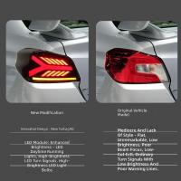 China LED Modified Tail Light Taillight for Toyota Subaru WRX 2015-2020 Dynamic Turn Signal Light for sale
