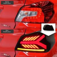 China LED Modified Tail Light Taillight for Toyota Subaru WRX 2015-2020 Dynamic Turn Signal Light for sale