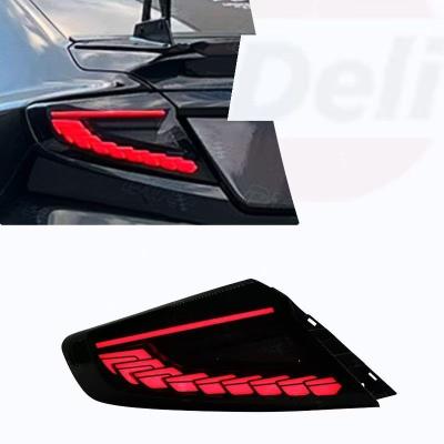 China LED Modified Through-type Tail Light Taillight for Toyota WRX Subaru 2023-2026 Dynamic Turn Signal Light for sale