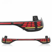 China LED Modified Through-type Tail Light Taillight for Toyota Previa 2006-2022 Dynamic Turn Signal Light for sale