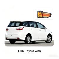 China LED Modified Tail Light Taillight for Toyota Wish 2009-2015 Dynamic Turn Signal Light for sale