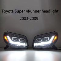 China LED Modified Digital Taillights for Toyota 4 Runner 2003-2009 Dynamic Turn Signal Light for sale