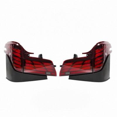 China LED Modified Tail Lights Through-trunk Tail Light for Toyota Alphard 2015-2023 Dynamic Turn Signal Light for sale