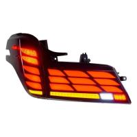 China LED Modified Tail Lights Through-trunk Tail Light for Toyota Alphard 2015-2023 Dynamic Turn Signal Light for sale