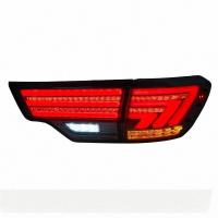 China LED Modified Digital Taillights for Toyota Highlander 2016-2020 Dynamic Turn Signal for sale