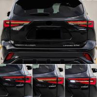 China LED Modified Digital Taillights for Toyota Highlander 2021-2026 tail lamp Dynamic Turn Signal Light for sale