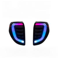China LED Modified Digital Taillights for Toyota Old RAV4 2009-2012 Dynamic Turn Signal for sale