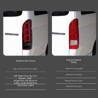 China LED Modified Digital Taillights for Toyota Hiace 2005-2018 Dynamic Turn Signal Light for sale