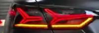 China Fishtail-shaped Y-shaped LED Modified Digital Taillights for Toyota Camry 2018-2021 Dynamic Turn Signal Light for sale