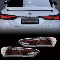China Hook-shaped Bingo-shaped LED Modified Taillights for Toyota Camry 2018-2021 Dynamic Turn Signal Light for sale