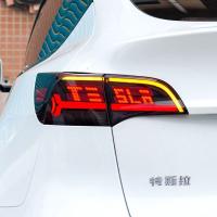 China OLED Modified Digital Taillights for Tesla Model 3 Model Y 2018-2023 Dynamic Turn Signal Light for sale