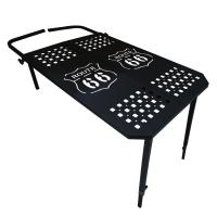 China Car Tire Table Outdoor Camping Picnic Folding Metal Dining Table Model 0624 OLIVER Fitment Cross-border New Off-road Equipment for sale