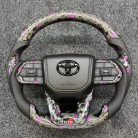 China Modification and Upgrade Steering Wheel Assemblies for LC Hilux Models and OLIVER (Forged Carbon Fiber) for sale