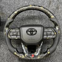 China Modification and Upgrade Steering Wheel Assemblies for LC Hilux Models and OLIVER (Forged Carbon Fiber) for sale