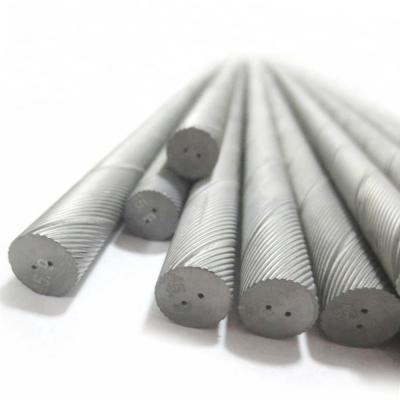 China Well Balanced Helical Coolant Hole Rod Wear Resistance 14.3mm Dia 10% Binder for sale