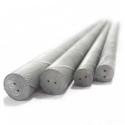 China Sub Fine Helical Coolant Hole Rod Blank HRA 93.2 Tungsten Carbide for sale