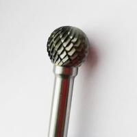 China Spherical K10 Tungsten Carbide Burr Blank BSDM-12 For Machining Titanium Alloys​ for sale
