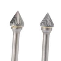 China K10 60° Cone Tungsten Carbide Burr Blank BSJ-5 OD 1/2