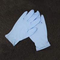 China Oil Proof 22 Mil Disposable Nitrile Examination Gloves for sale