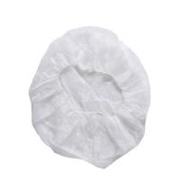 China Beauty Salon Disposable Head Cap With Soft Non - Irritating Elastic Band for sale