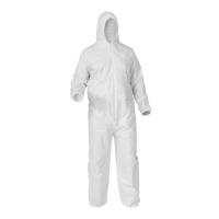 China Lightweight Soft Disposable Protective Coverall For Food Industry / Medical for sale