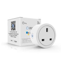 China WIFI UK Power Socket Plug Aleax Timing Tuya Zigbee Wall Socket for sale