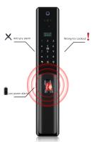China Home Security Smart Door Locks 3D Face Recognition Anti-Peeping Password multiple functions the most security systerm for sale