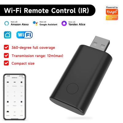 China SIXWGH Universal IR WiFi Remote Control with Alexa/Google Home App Control Tuya OS Rotatable Design for Hotel RV Smart Home Hub for sale
