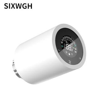 China SIXWGH Tuya Zigbee & Wi-Fi Smart LCD Touchscreen Thermostatic Radiator Valve Programmable Temperature Control APP Voice Eco Home for sale
