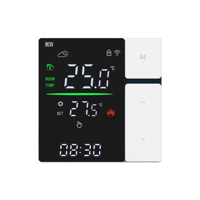 China SIXWGH WIFI Smart Thermostat, Voice Control & APP Programmable Thermostat for Electric Heating Water Boiler Home and Office Use for sale