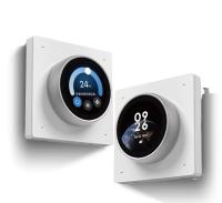 China SIXWGH Smart Home Control Panel Rotary Knob Touch Screen Works Tuya Smart Life App for HVAC Scene Control US/EU Home Automation for sale