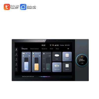 China SIXWGH Luxury Upgrade 10-inch Smart Home Control Panel Tuya WiFi Zigbee Gateway App Voice Background Music Multi-Scenario Bar for sale