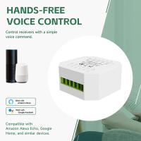 China Tuya Zigbee3.0 4CH Smart Switch Module 16A, Hidden In-wall Smart Relay with Timer, Scene Linkage & Power-off Memory for sale
