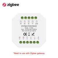 China Tuya Zigbee3.0 4CH Smart Switch Module 16A, Hidden In-wall Smart Relay with Timer, Scene Linkage & Power-off Memory for sale