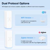 China 10G Millimeter Wave Radar Human Motion Sensor | WiFi Zigbee Version Optional, Tuya Smart Presence Sensor with Temp Humidity Lux Monitor for sale
