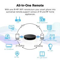 China Smart WiFi IR RF Universal Remote | Tuya 2-in-1 IR & RF Controller, 315/433MHz Smart Home Hub for sale