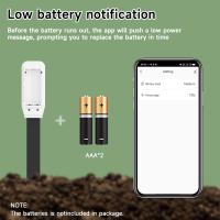 China Smart Soil Tester Sensor, Zigbee/WiFi/Bluetooth Soil Moisture & Temperature Monitor with APP Remote Control, Real-Time Data Collection, Low Battery Alert, for Garden Greenhouse Indoor Plants for sale