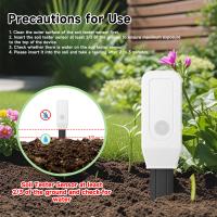 China Smart Soil Tester Sensor, Zigbee/WiFi/Bluetooth Soil Moisture & Temperature Monitor with APP Remote Control, Real-Time Data Collection, Low Battery Alert, for Garden Greenhouse Indoor Plants for sale