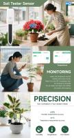 China Smart Soil Tester Sensor, Zigbee/WiFi/Bluetooth Soil Moisture & Temperature Monitor with APP Remote Control, Real-Time Data Collection, Low Battery Alert, for Garden Greenhouse Indoor Plants for sale