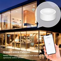China Tuya Zigbee Smart Knob Dimmer Switch, Wireless Scene Controller & Remote Dimmer for Smart Lights, Supports Single/Double/Long Press & Rotate, Works with Alexa Google Assistant, Requires Tuya Gateway for sale