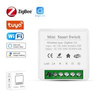 China 16A Mini ZigBee Smart Switch, Tuya App Remote Control, Works with Alexa/Google Home, DIY Module with Timing/Group/2-Way Control for sale