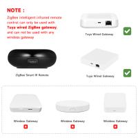 China Tuya ZigBee Smart IR Remote Control Universal Infrared Blaster with DIY Learning Function, 360° Coverage, Voice Control, Works with Alexa & Google Home (Requires Tuya Wired ZigBee Gateway) for sale