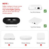 China Tuya ZigBee Smart IR Remote Control Universal Infrared Blaster with DIY Learning Function, 360° Coverage, Voice Control, Works with Alexa & Google Home (Requires Tuya Wired ZigBee Gateway) for sale