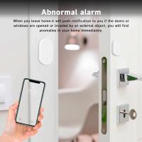China Tuya ZigBee Smart Door & Window Sensor, iH-F001, APP Remote Status Feedback, Burglar Alarm Push, Low Battery Reminder, Smart Linkage for Lights & Curtains, for Home/Shop/Office, Requires ZigBee Hub for sale