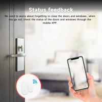 China Tuya ZigBee Smart Door & Window Sensor, iH-F001, APP Remote Status Feedback, Burglar Alarm Push, Low Battery Reminder, Smart Linkage for Lights & Curtains, for Home/Shop/Office, Requires ZigBee Hub for sale