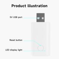 China Tuya ZigBee Signal Repeater, USB Plug-and-Play Range Extender, 20-30m Coverage Expansion for Smart Home Devices, Compatible with Smart Life & Tuya App, Requires ZigBee Gateway for sale