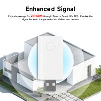 China Tuya ZigBee Signal Repeater, USB Plug-and-Play Range Extender, 20-30m Coverage Expansion for Smart Home Devices, Compatible with Smart Life & Tuya App, Requires ZigBee Gateway for sale