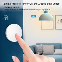 China Tuya ZigBee Smart Button, Wireless Scene Switch, Smart Life App Remote Control, Single/Double/Long Press Trigger, Works with Alexa & Google Assistant, Requires ZigBee Hub, Mini Portable for sale